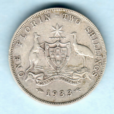 Australia. 1933 Florin.. F/F+ | eBay