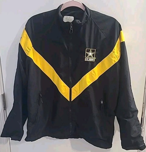 APFU Jacket Small Regular PT Wind Breaker Black Gold Unisex Army USGI ...