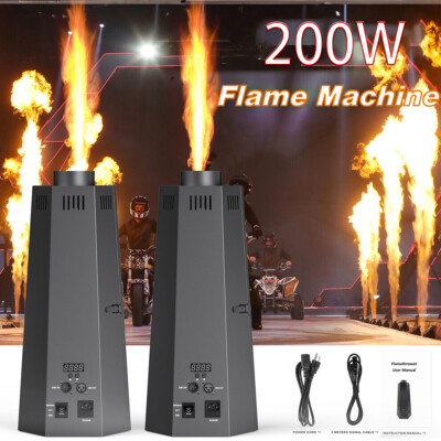 2pcs Fire Machine Stage Effect DMX Flame Thrower Flame Projector DJ ...