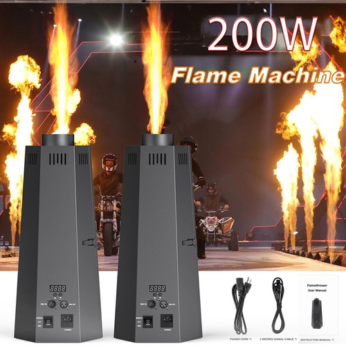 2pcs Fire Machine Stage Effect DMX Flame Thrower Flame Projector DJ ...