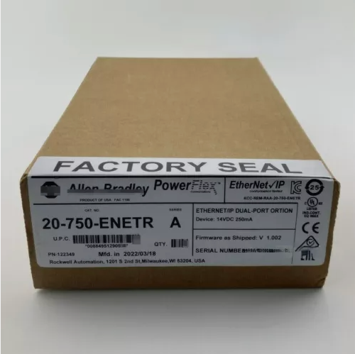 FACTORY SEALED Allen Bradley 20-750-ENETR /A AB PowerFlex 750 2-P ENet ...