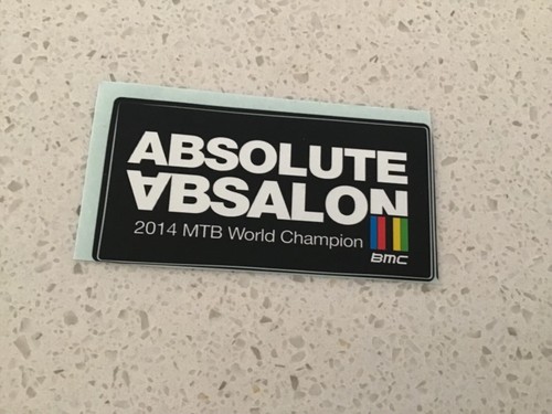 MOUNTAIN BIKE AND TRIAL MTB CHAMPION CYCLING STICKER, CYCLE, BICYCLE ...