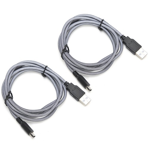 2PCS 1.5M PVC Host Micro USB Charging Cable Durable Fit For New 3DS IDS ...