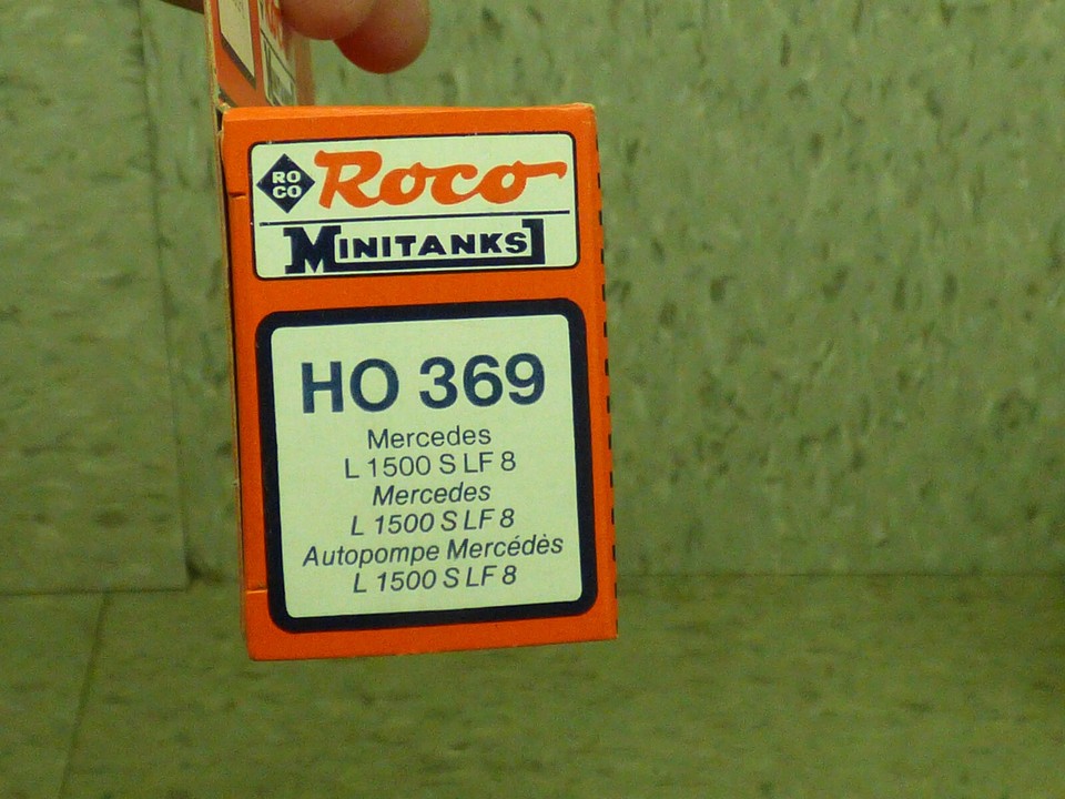 Roco Minitanks (New) Z-369 WWII German Mercedes L1500S LF8 Fire Truck ...
