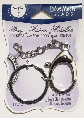 Blue Moon Beads STORY LOCKETS Metal Keychain - SILVER | eBay