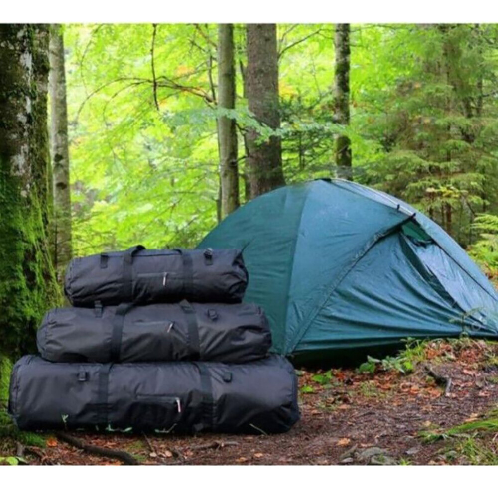 3PCS Tent Carry Bag Canvas Heavy Duty Foldable Outdoor Large Camping ...