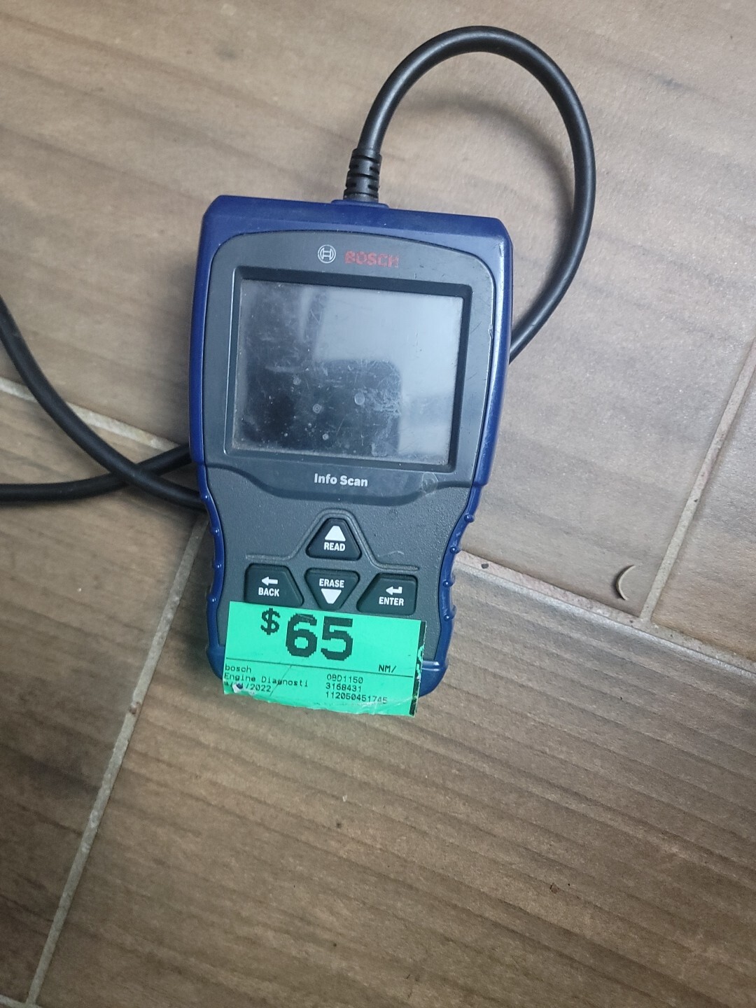 Used BOSCH OBD2 1150 Info Scan CAN Eng Trans ABS Graph & LIVE DATA Scan ...