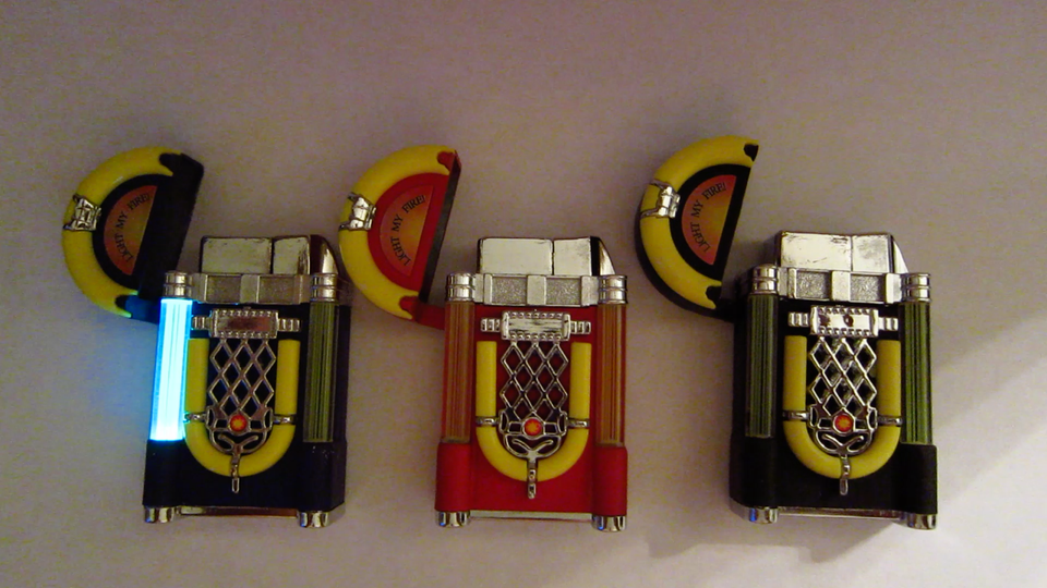 Vintage Jukebox Lighter Light My Fire Novelty Cigarette Torch Lighter ...