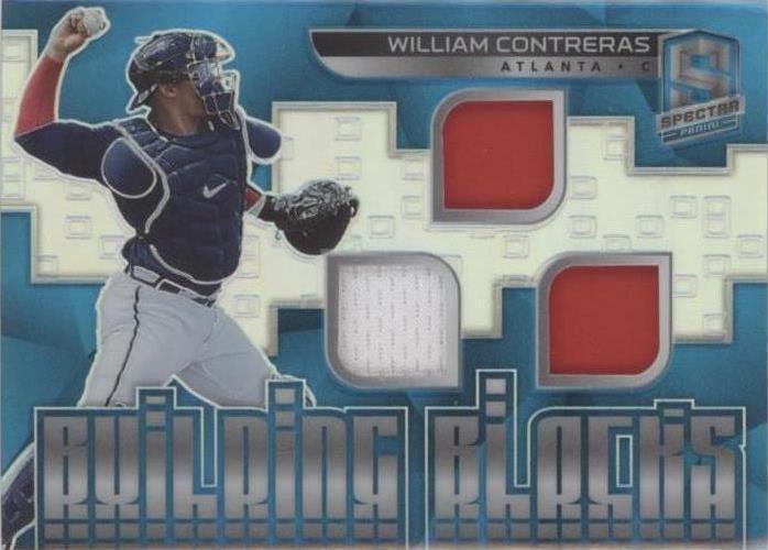 2021 Panini Spectra - Building Blocks Materials William Contreras #BB ...
