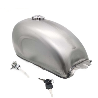 Unpainted 2.4gal. 2.4Gallon Custom Cafe Racer Gas Fuel Tank Fit for ...