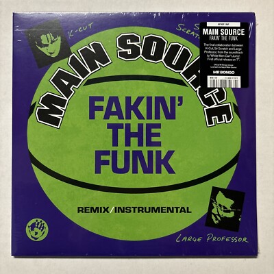 MAIN SOURCE FAKIN' THE FUNK 7" REISSUE NEW/SEALED UK IMPORT LARGE ...