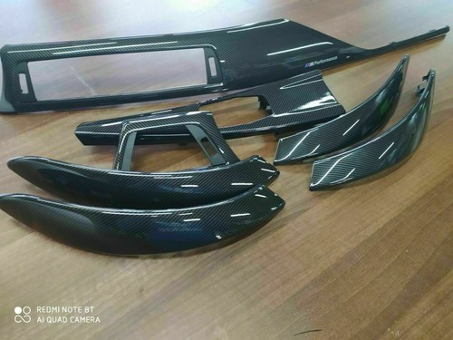 BMW M3 M4 F32 F30 F31 F36 M PERFORMANCE INTERIOR TRIM KIT 7PCS CARBON ...