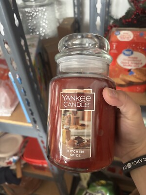 Yankee Candle Kitchen Spice Original Large Scented Jar Candle, 22 oz | eBay