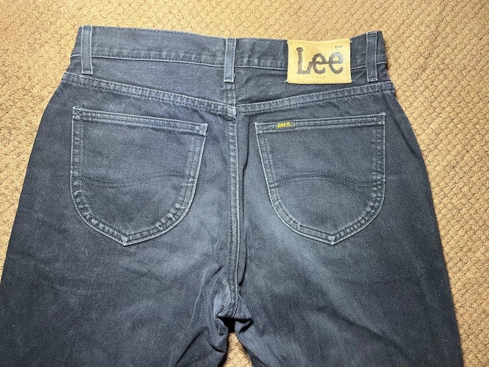 Vintage Lee Portland Jeans W32 L34 Made in EU Dark Blue Denim | eBay