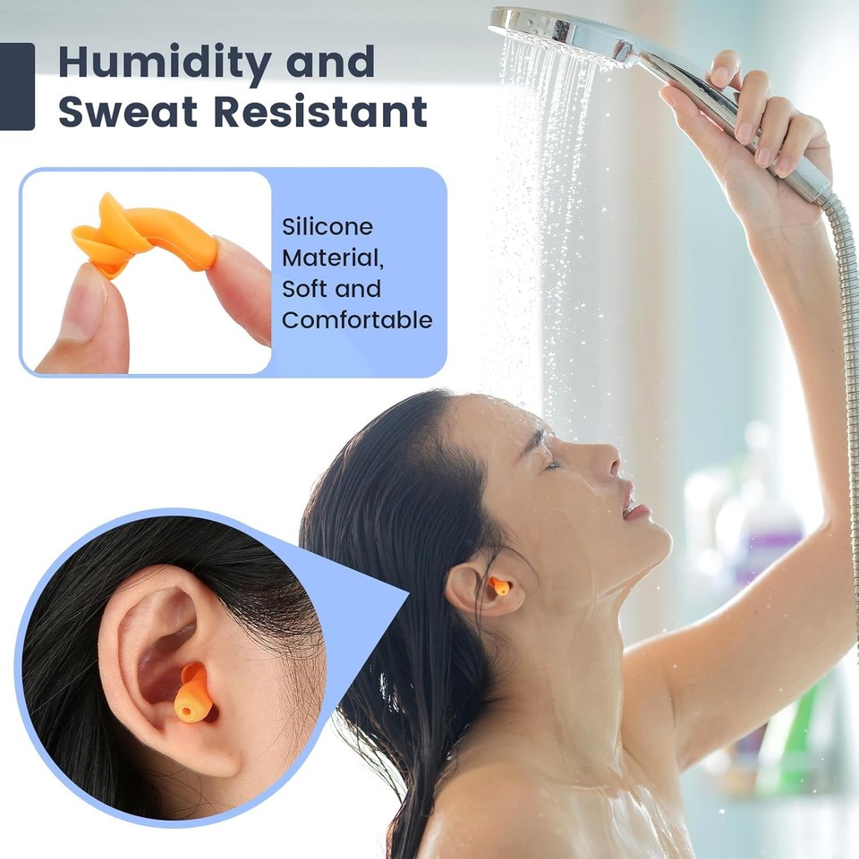 Shooting Ear Protection for Gun Range, 10 Pairs Ear Plugs for Noise ...