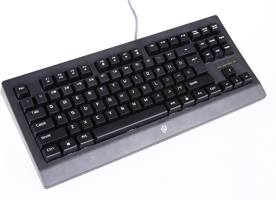 K23 Wired Mechanical Keyboard Gaming Keyboard Laser Engraved Keycaps 87 ...