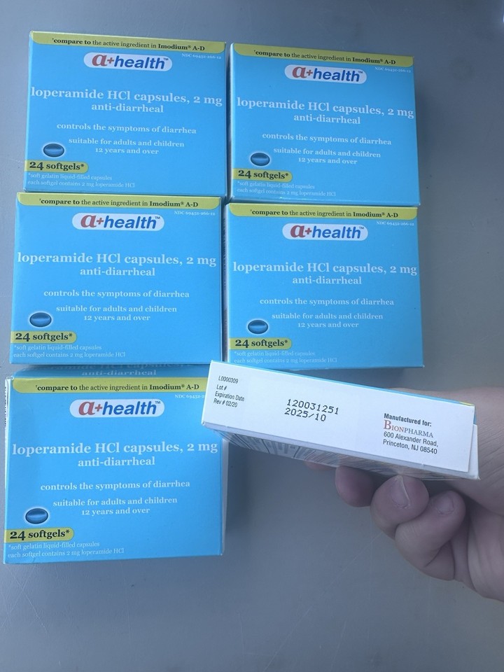 loperamide 2mg 24 Count Box New In Date Read Description Total Of 144 ...