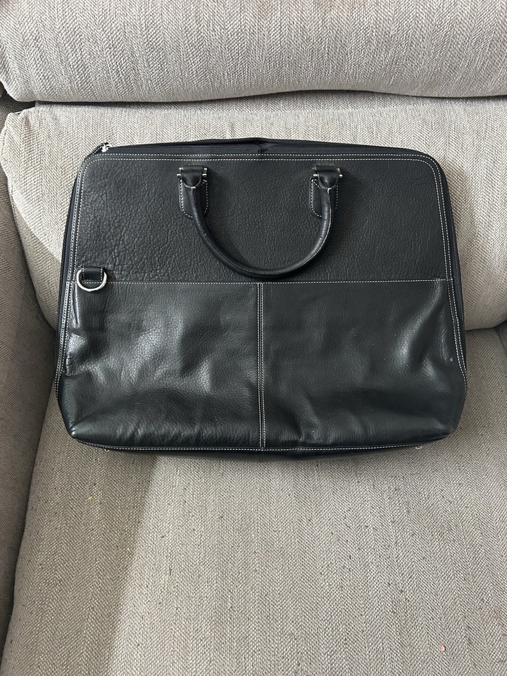 LEVENGER Large Red Leather Briefcase Organizer with Lap Top | eBay