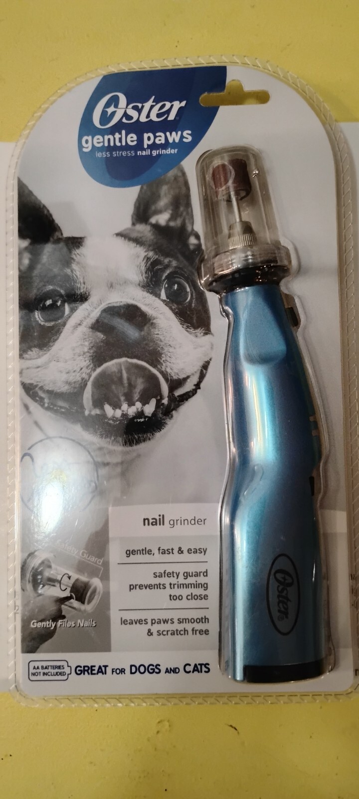 Oster 078129-600-000 Gentle Paws Premium Nail Grinder for Dogs and Cats ...