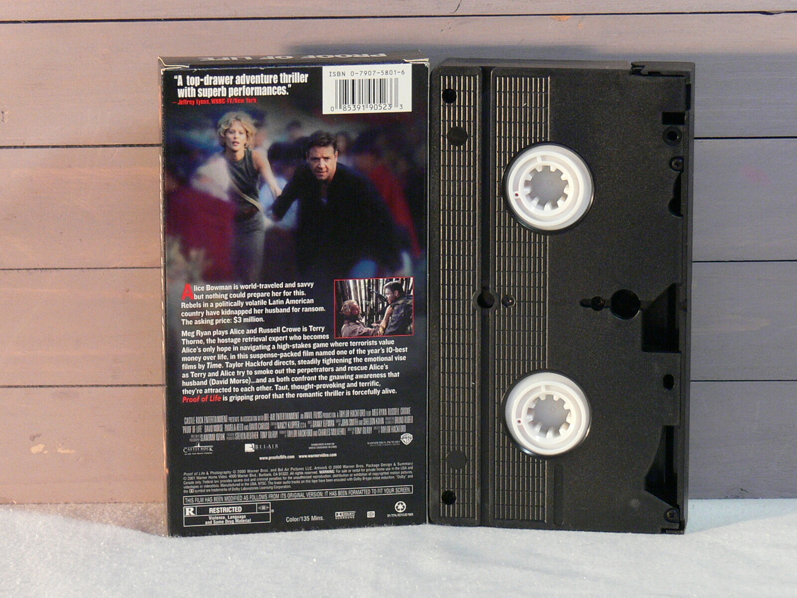 PROOF OF LIFE 2001 VHS Video Tape Meg Ryan Russell Crowe | eBay