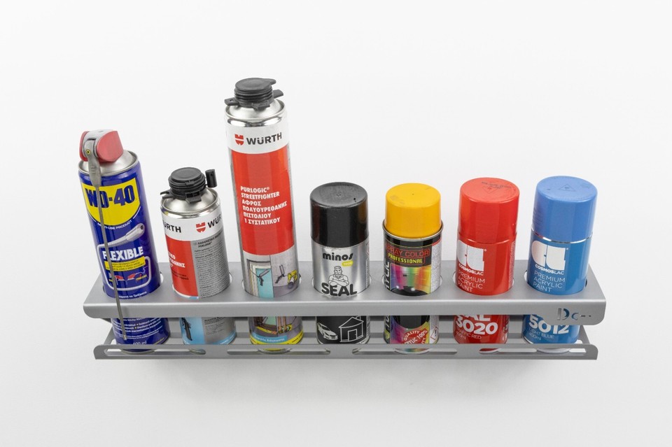 Spray Can Rack / Aerosol Can Holder & Lube Storage Rack | eBay