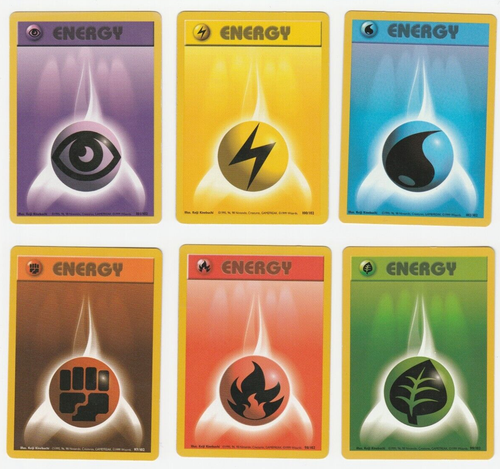 Never Played - Lot of x67 1999 Pokemon WOTC Base Set Energy Cards - NM ...
