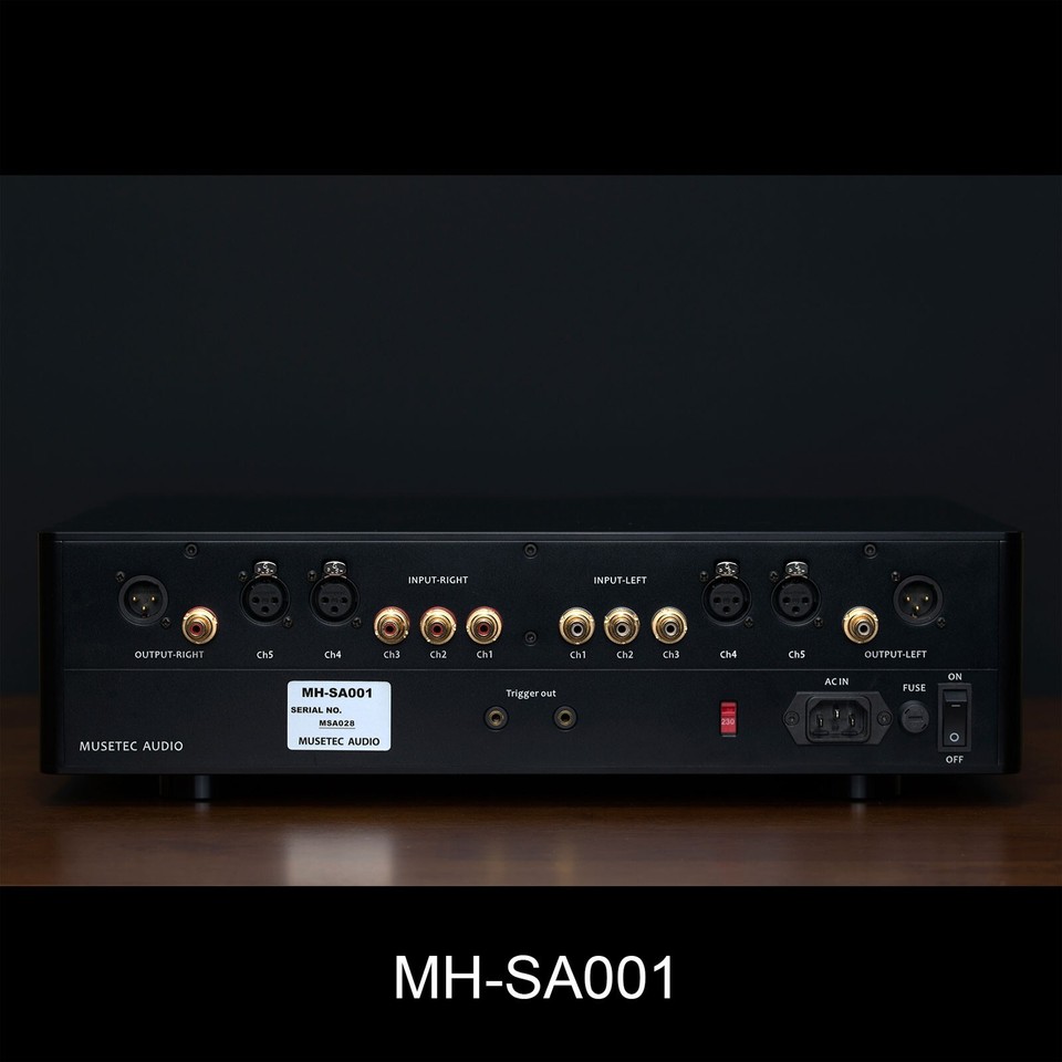 MUSETEC Black MH-SA001 HiFi Preamplifier Fully Discrete Class A Audio ...