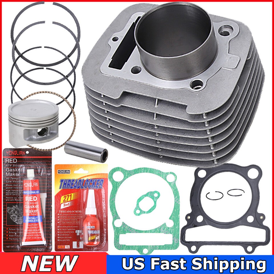 Cylinder Piston Gasket Rings Top End Kit for Yamaha Big Bear 400 4x4 ...