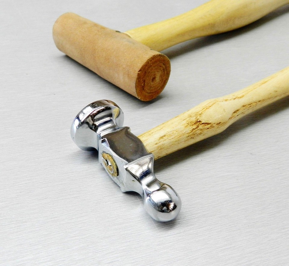 Jewelers Chasing Hammer & Rawhide Mallet Set of 2 Small Jewelry Making ...