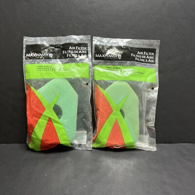 2 Maxpower Air Filter 33-4314 OEM 272235 Fits 3 & 3-1/2 HP Briggs ...