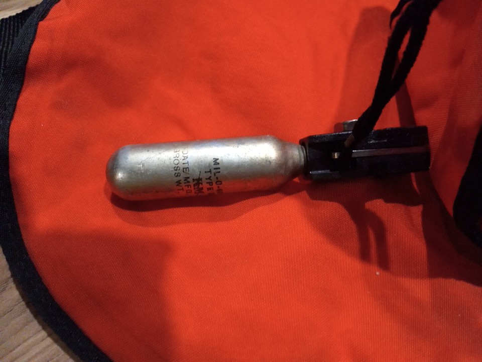 Vintage SCUBA Diving BCD Buoyancy Control Vest Sportsways Orange CO2 ...