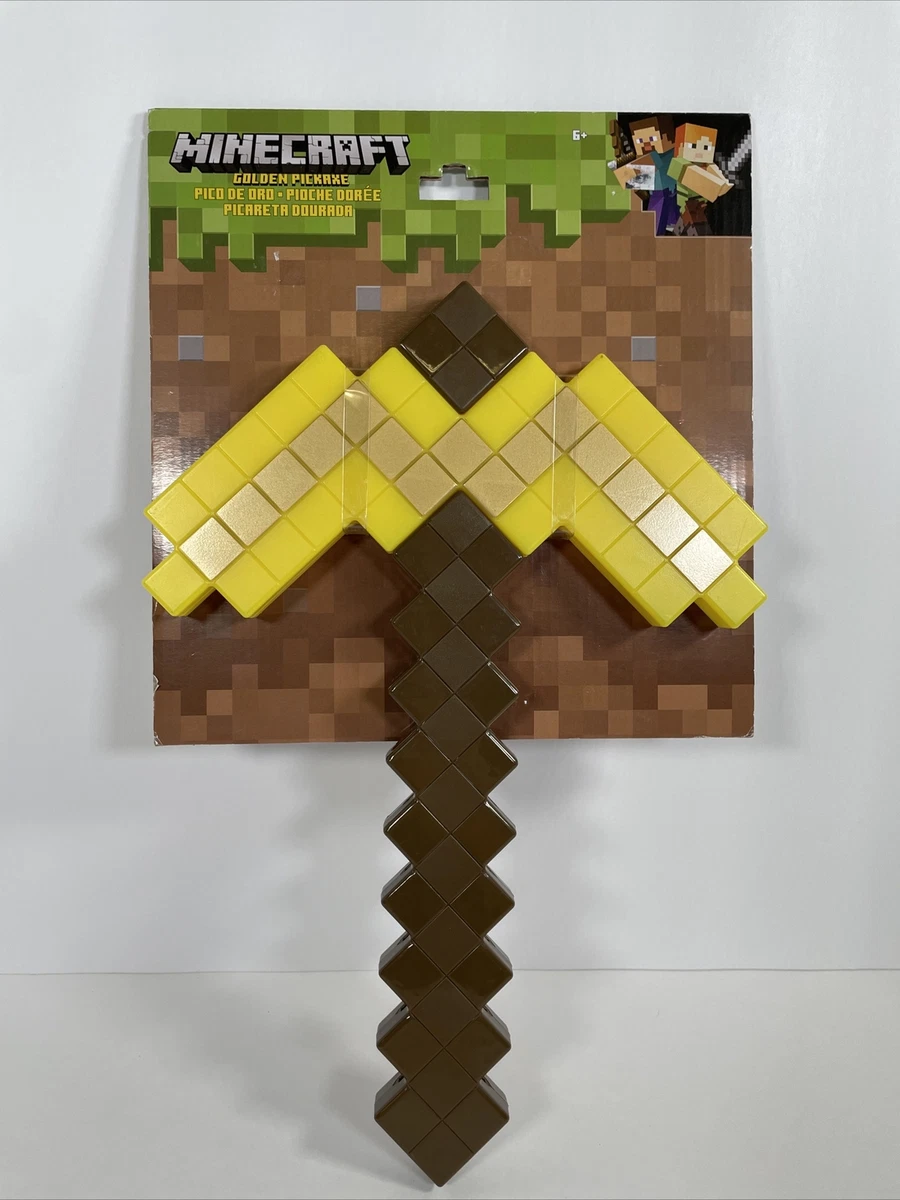 Minecraft Gold Pickaxe Pixel Art