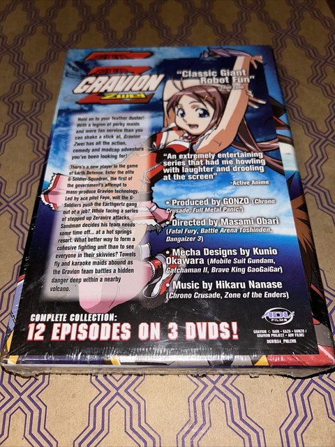 Gravion Zwei - The Complete Collection (DVD, 2006, 3-Disc Set) for sale ...