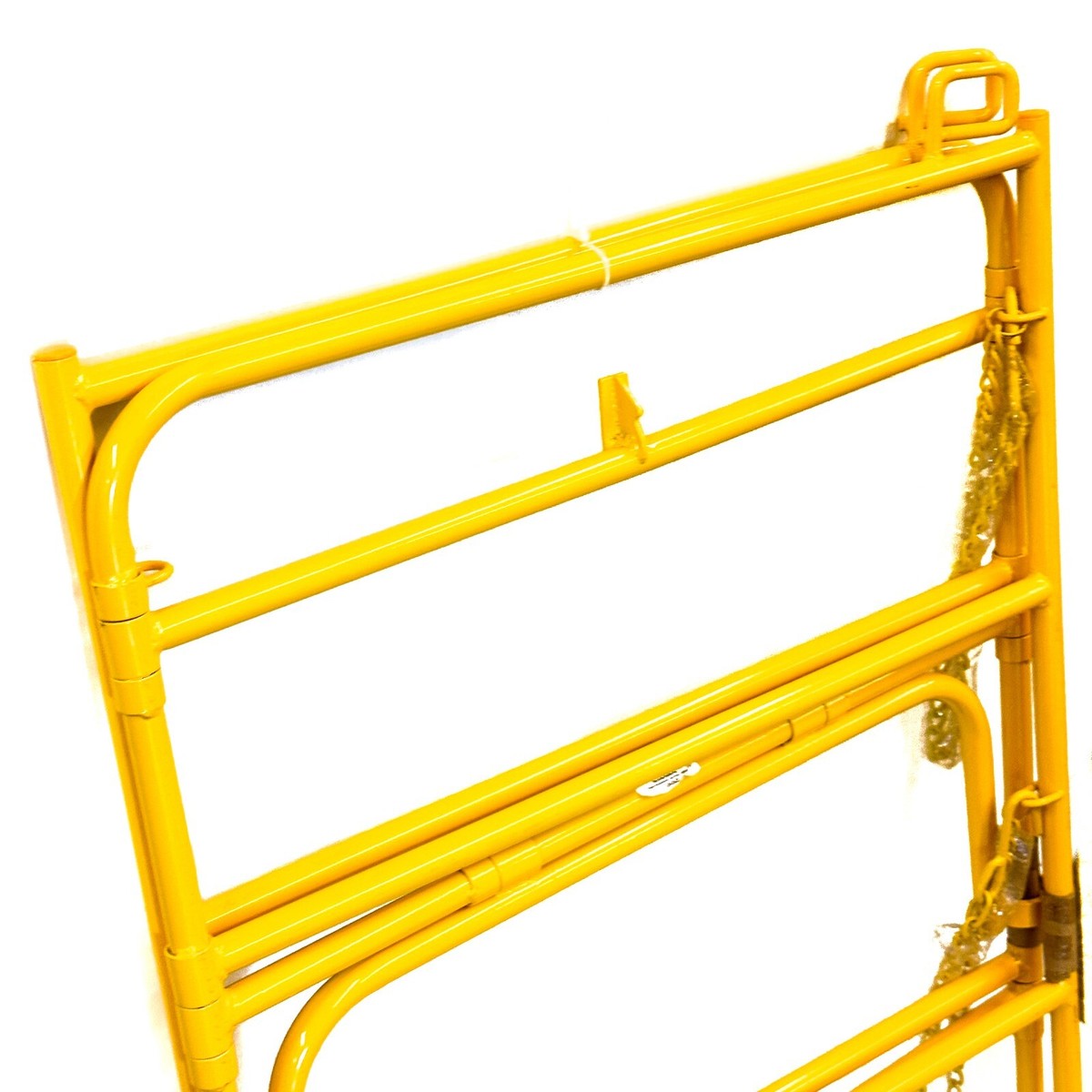 Steel Protective Guard RATION Collapsible Manhole Guard - Yellow Steel ...