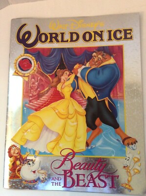 1993 Walt Disney's World on Ice Beauty and the Beast Souvenir Program ...