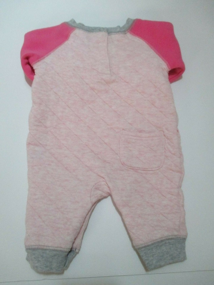 INFANT GIRLS GYMBOREE NEWBORN ESSENTIALS PINK CUTE LONGALL OUTFIT SIZE ...