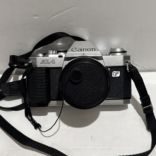 Canon AL-1 QF 35mm Film SLR Camera Body W/ Canon FD 50mm f/1.8 Lens ...