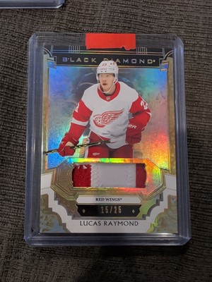 Lucas Raymond Black Diamond Patch /25 – Red Wings – Premium Jersey ...