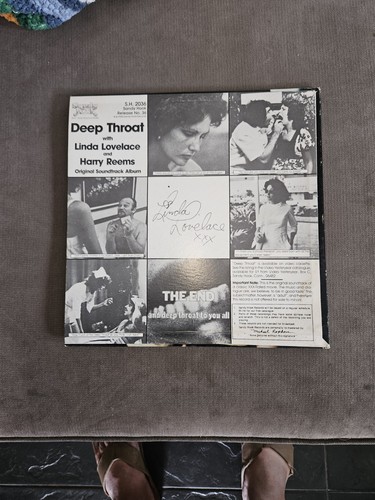 1980 DEEP THROAT LP Linda Lovelace Original Soundtrack Album NM-/W ...