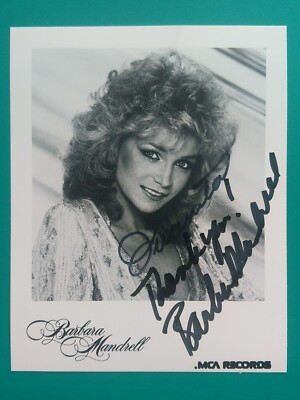 Barbara Mandrell Country Music Singer Autographed Signed Picture ...
