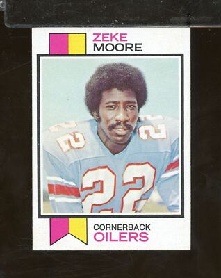 @JY06) 1973 Topps #202 ZEKE MOORE Houston Oilers EXMT to NRMT | eBay