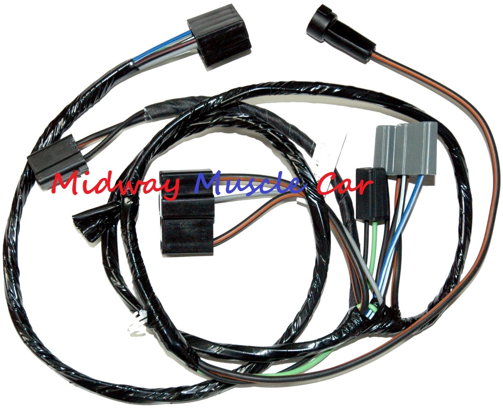 engine side A/C control wiring harness 69-72 Pontiac Firebird Trans Am ...