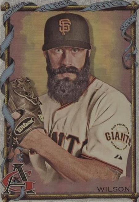 2023 Topps Allen & Ginter - Brian Wilson #344 Silver Portrait for sale ...