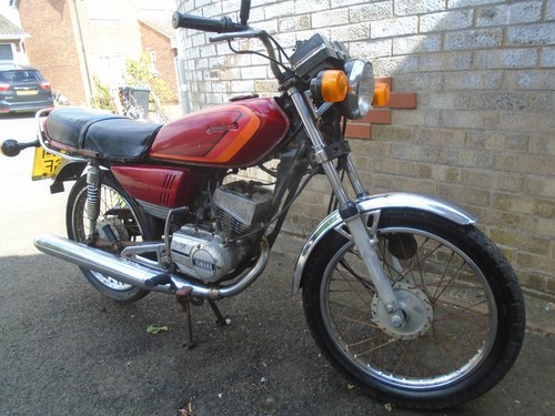 CLASSIC YAMAHA RXS100 RXS 1987 TWO STROKE 2T UK V5 17K MATCHING NUMBERS ...