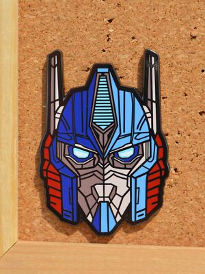 Optimus Prime Head Enamel 2.0" Pin Metal Badge Movie Gift | eBay