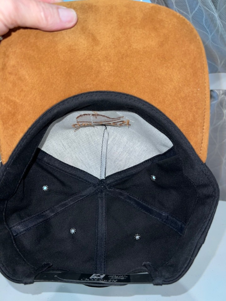 Rust Suede Bill and Embroidery CarQuest Auto Parts Logo Black Hat Cap ...