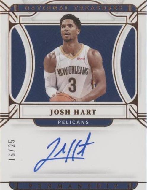 2021-22 Panini National Treasures - Penmanship Autographs 2022-23 ...