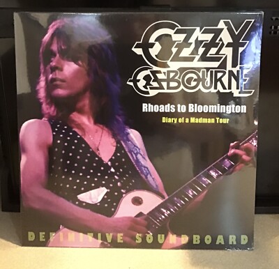 Ozzy Osbourne RHOADS TO BLOOMINGTON - RANDY RHOADS 2 LP Colored Vinyl ...