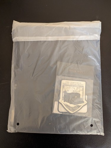 NEW 2XL Taylor Swift The Tortured Poets Department TTPD Black Jacket ...