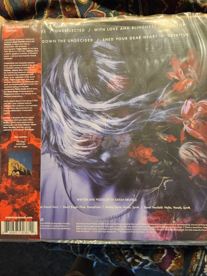 Susan Neufeld "Detritus", Magenta Colored Vinyl (Sealed new condition ...